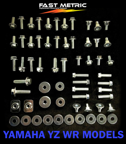 78PC BODY BOLT KIT YAMAHA YZ WR PLASTICS 80 85 100 125 250 400 465 490 ...