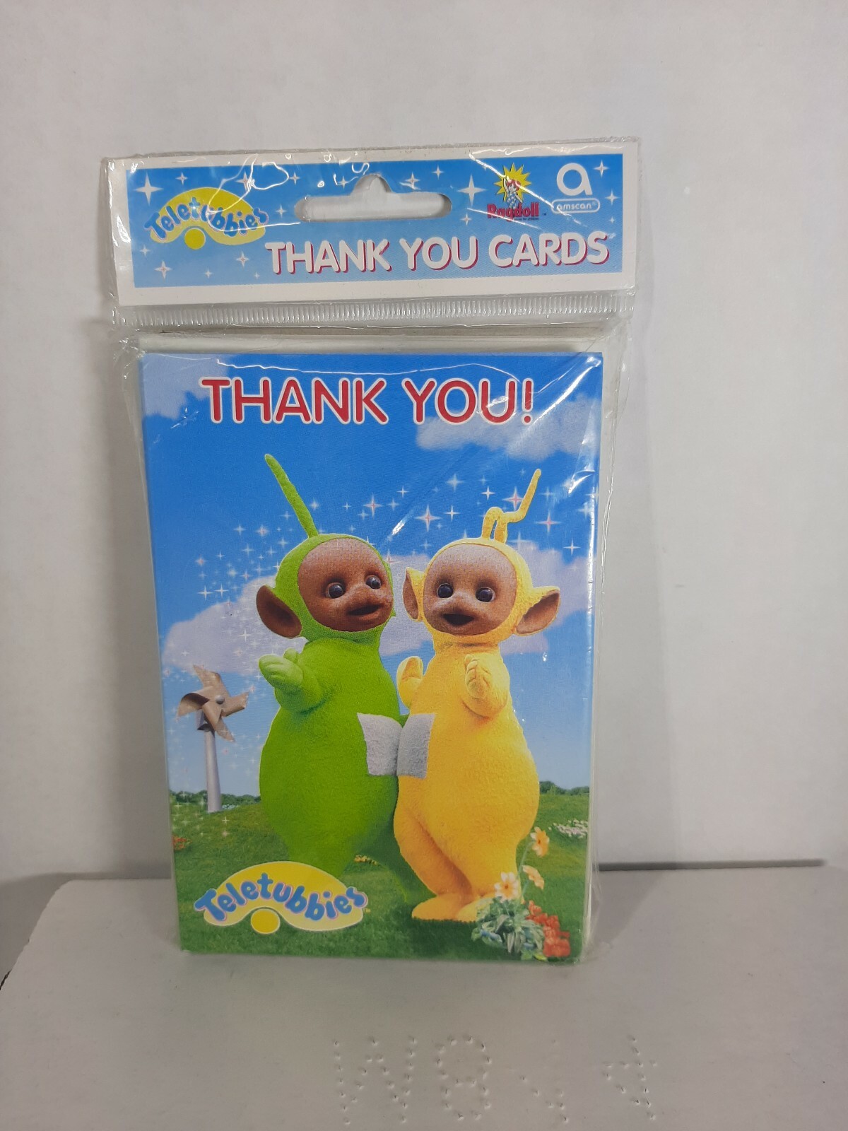Unsealed Package of Eight Teletubbies Thank You Cards with Eight ...