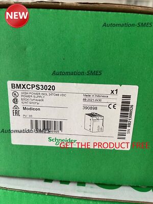 BMXCPS3020 BRAND NEW SCHNEIDER ELECTRIC M340 24VDC Power Supply FREE ...
