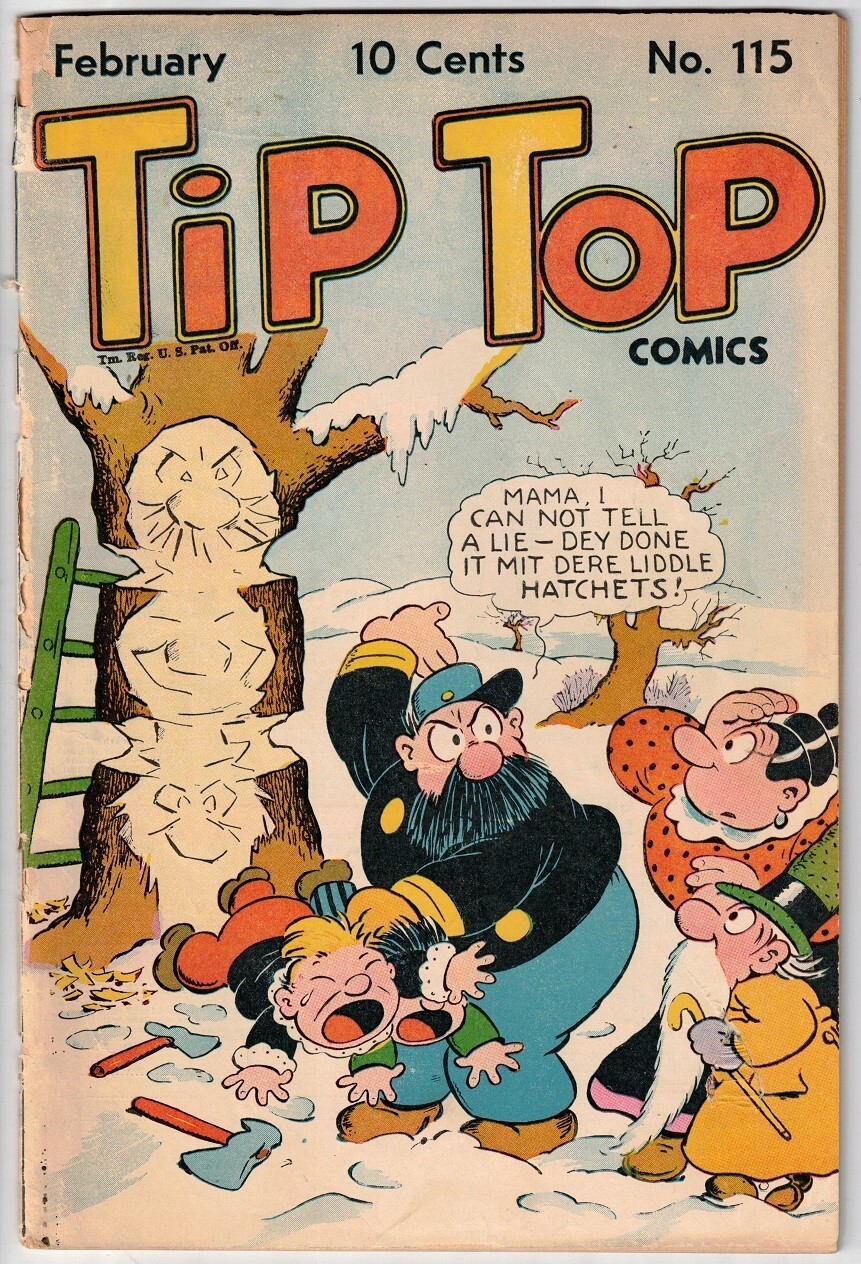 TIP TOP COMICS # 115 (UNITED FEATURE) (1946) NANCY - FRITZI RITZ - LI'L ...