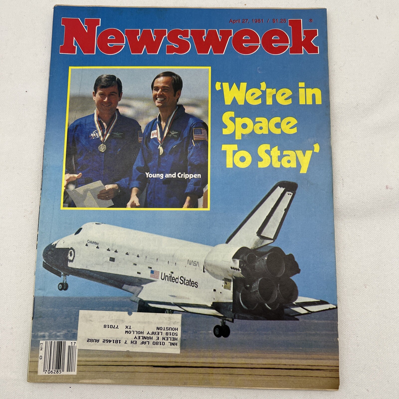 1981 Space Shuttle First Flight