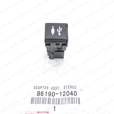 New Genuine OEM Toyota 18-22 Prius Rav4 Sienna Auxiliary Jack 86190 ...