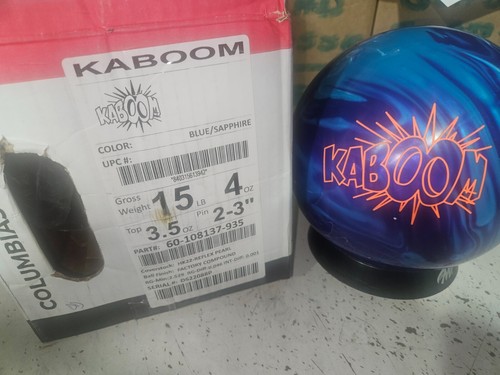 [088P] New Columbia Kaboom Bowling Ball | 1st Quality 15lb | eBay