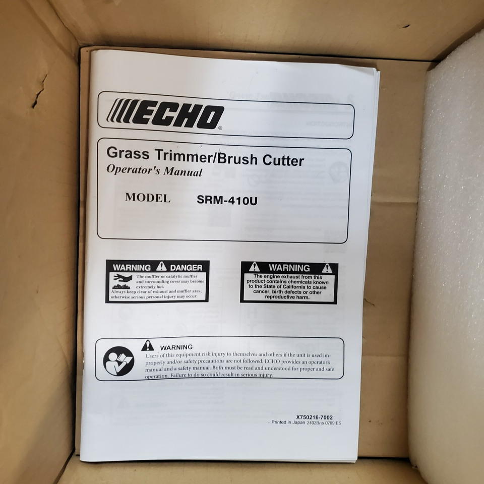 NEW: ECHO 42.7 CC POWER HEAD ONLY For Brushcutter SRM-410U -See Details | eBay