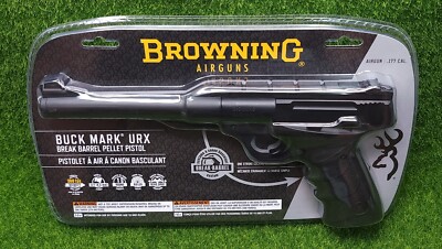 Umarex Browning Buck Mark URX .177 Pellet Air Pistol, 360FPS, Black ...