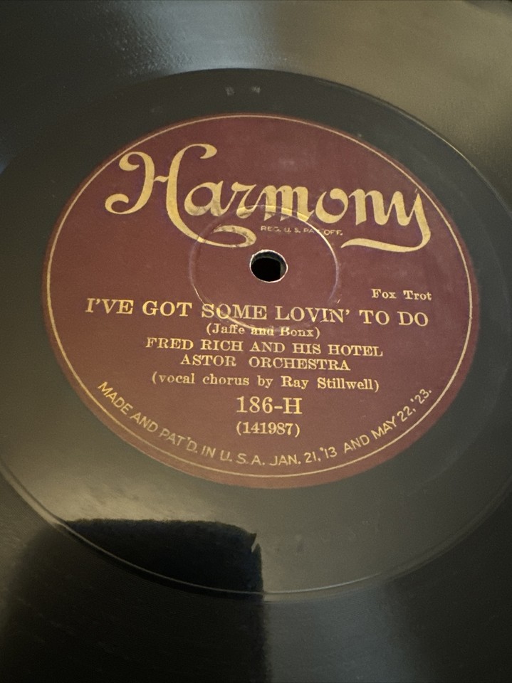 Harmony 78 RPM Broadway Bell Hops / Fred Rich - Need Someone To Love ...