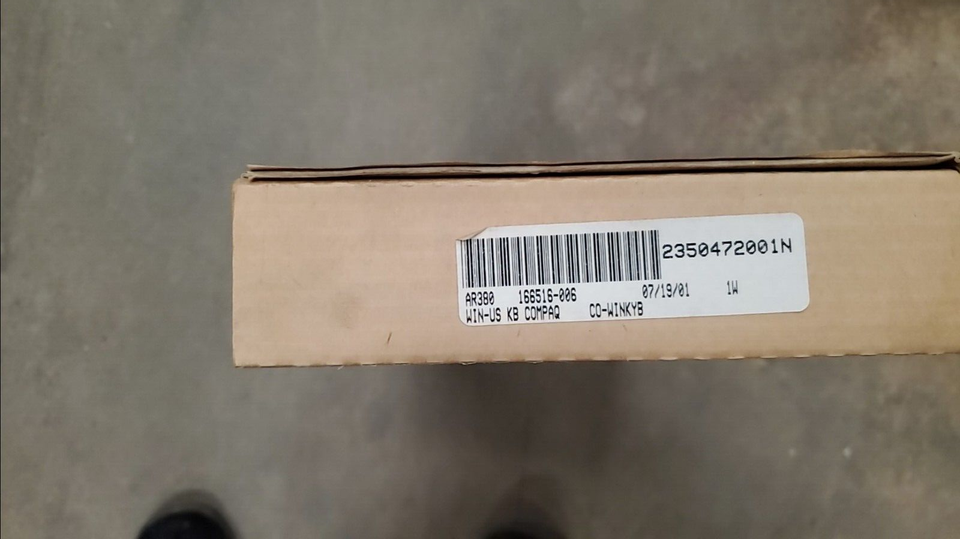 NEW PS2 Compaq Keyboard 166516-006 6feet cable 122659-006 KB-9963 104 ...