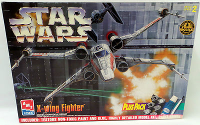 STAR WARS : A NEW HOPE : X-WING FIGHTER MODEL KIT BY AMT/ERTL (MI) | eBay