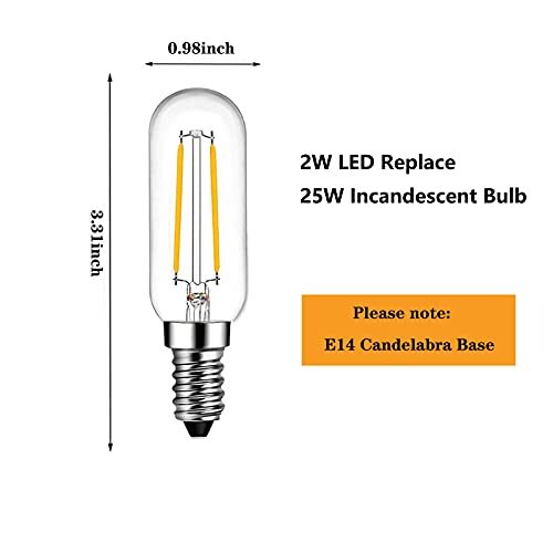 E14 25w Led Bulb 2700k Warm White 250lm Clear Glass Vintage Led ...
