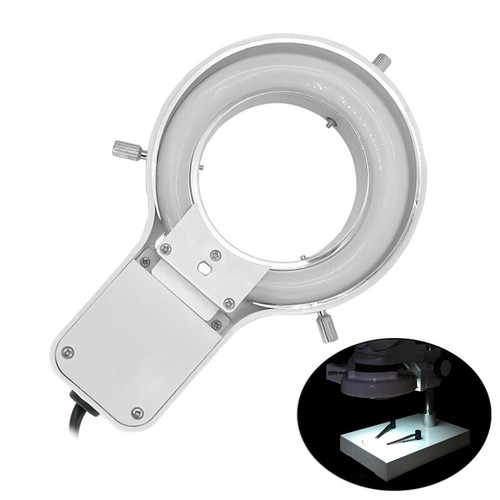 Microscope Fluorescent Ring Light Source White Fluorescent Illuminator ...