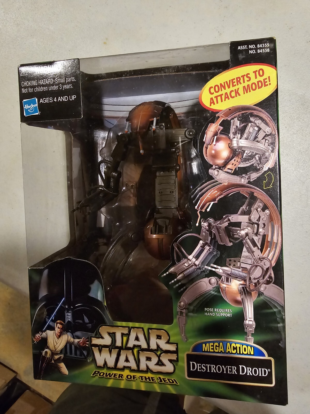 Star Wars Hasbro Power Of the Jedi Destroyer Droid 6" Action Figure ...