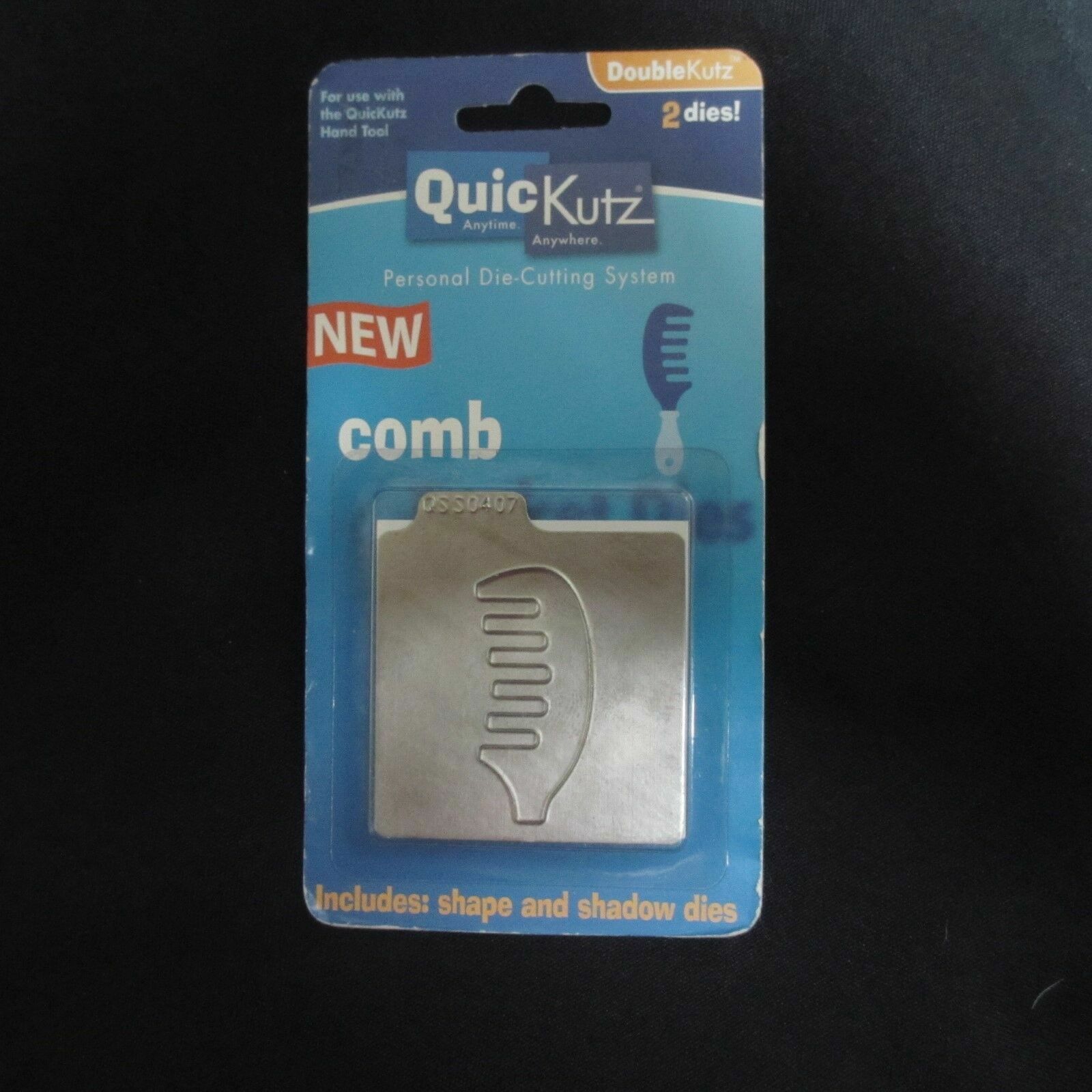 QuicKutz Comb 2x2 DOUBLEKUTZ Die Ks-0407 Hair Haircut Hairdresser for ...