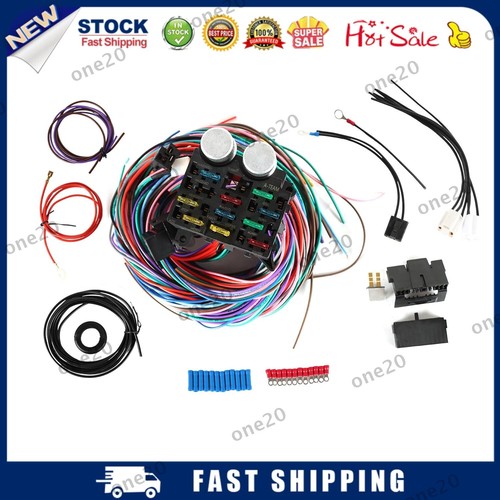 1SET 12 Circuit Wiring Harness Wire Kit Assembly Fit For Chevrolet ...