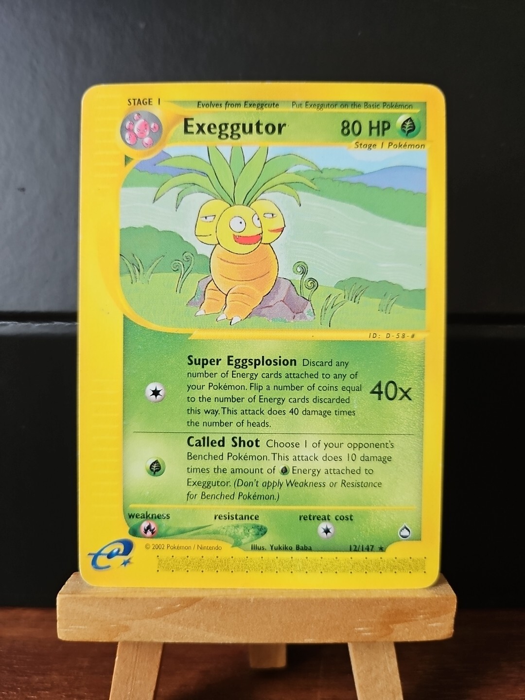 Pokémon TCG Aquapolis 12/147 - EXEGGUTOR, Regular Rare | eBay