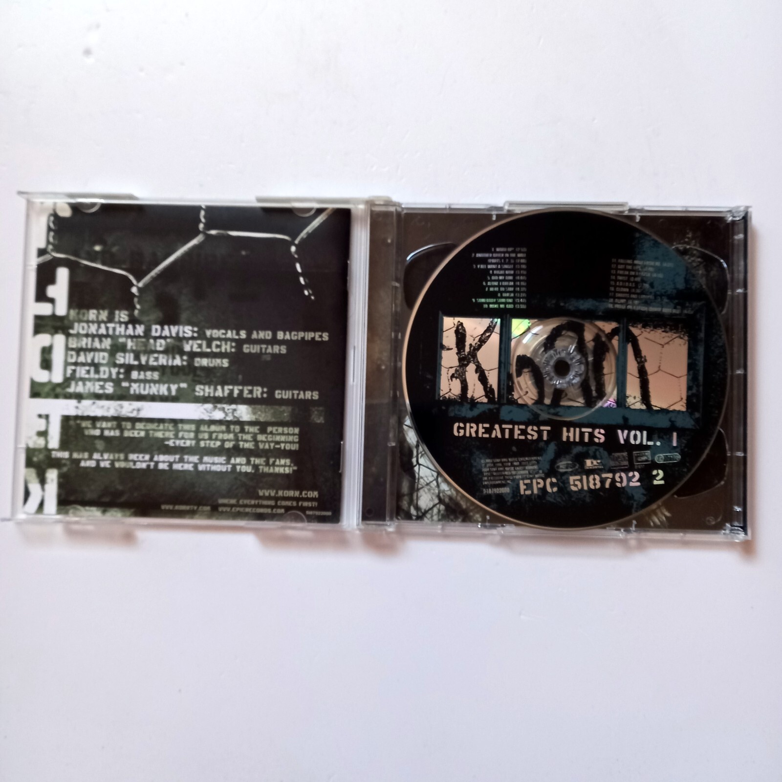 KORN ‎– GREATEST HITS VOL. 1 (2004) CD+DVD COMPILATION | eBay