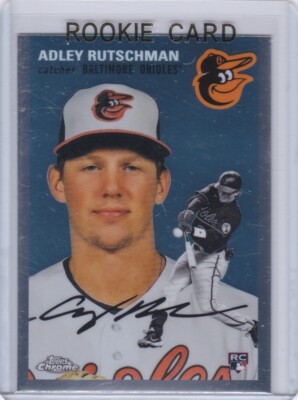 ADLEY RUTSCHMAN ROOKIE CARD 2023 Topps Chrome Baseball RC BALTIMORE ...