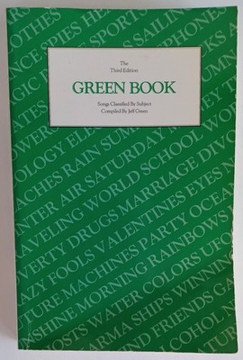 Green Book - Songs classified by subject - Jeff Green - 3rd Edition ...