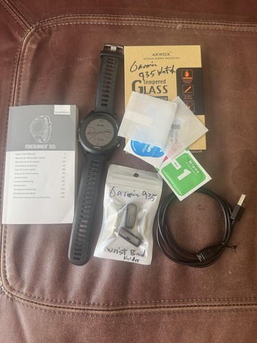 Garmin Forerunner 935 Black GPS running/triathlon watch, Plus Extras | eBay
