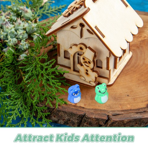 Set of 2 Lovely Tumbler Mini Resin Animals Desk Nick Nacks Bulk Prizes ...