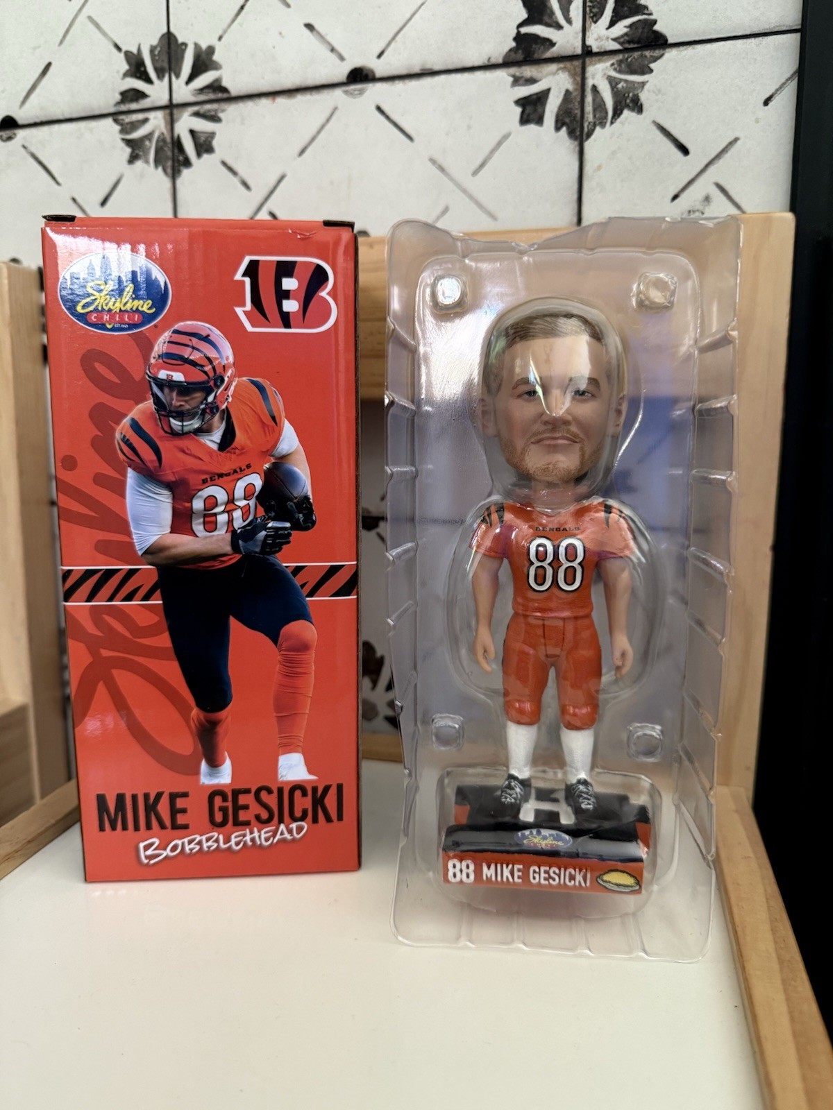Mike Gesicki- 2025 Skyline Chili LIMITED EDITION Bobblehead ...