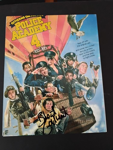 BOBCAT GOLDTHWAIT COMEDIAN POLICE ACADEMY 4 SIGNED AUTOGRAPHED 8X10 ...