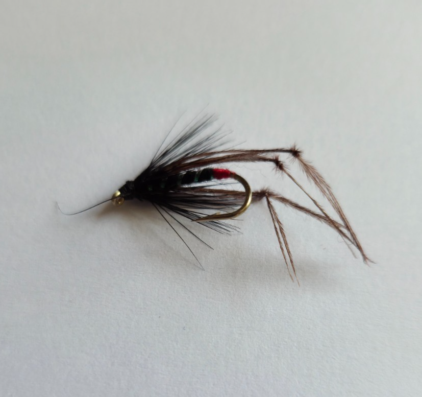 3 x Black Hopper Fly Fishing Dry Trout Flies Size 10 | eBay UK
