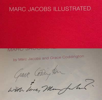 Signed Marc Jacobs Illustrated Book Autographed Jacobs grace coddington ...