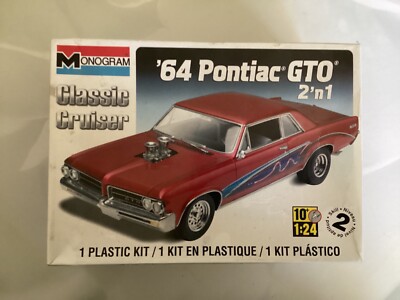 Monogram 64 Pontiac GTO. 2 n 1 #85-0890 | eBay