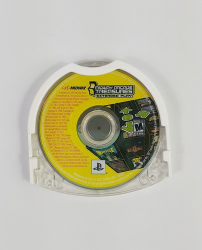 Midway Arcade Treasures Extended Play Sony PSP 2005 TESTED w/protective ...