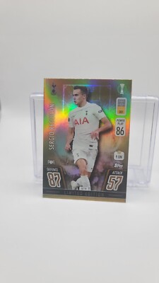 2021-22 Sergio Reguilon Gold Limited Edition Topps Match Attax UCL ...