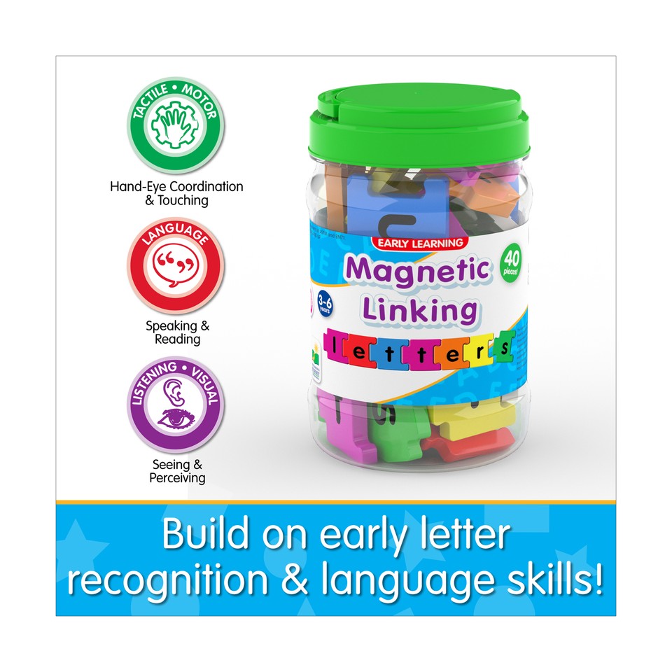 New - The Learning Journey Early Learning - Magnetic Linking Letters ...