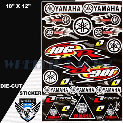 MOTOCROSS MOTORCYCLE DIRT BIKE ATV HELMET SPONSOR LOGO DECAL STICKER ...