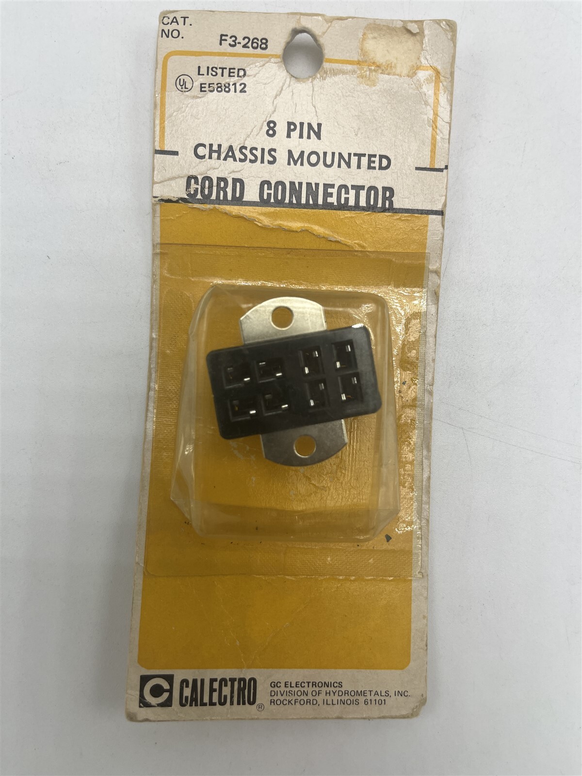 8 Pin Chassis Mounted Cord Connector F3-268 | eBay
