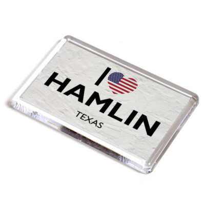 FRIDGE MAGNET - I Love Hamlin, Texas - USA | eBay UK