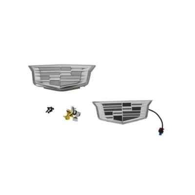 2025-2026 Cadillac Escalade / ESV Monochrome Illuminated Emblem Set ...