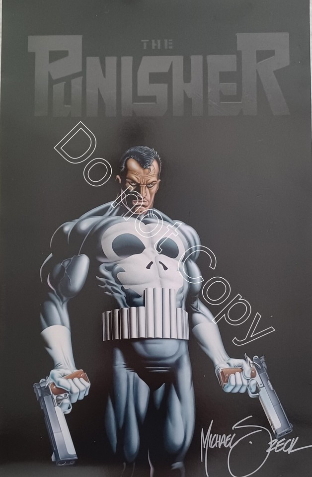 The Punisher Art Print Signed by Mike Zeck in 2019 🔥🔥Brand New ...