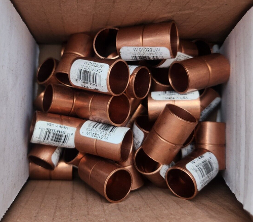(40 Pcs) Streamline 1/2-in Copper Rolled-Stop Coupling W 01022LW | eBay