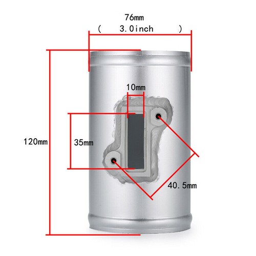 3" For Nissan Honda Civic Ford MAF Car Air Intake Flow Sensor Connector ...