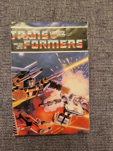 Vintage 1984 G1 Transformers Insert Catalog Brochure #3 Order Form ...
