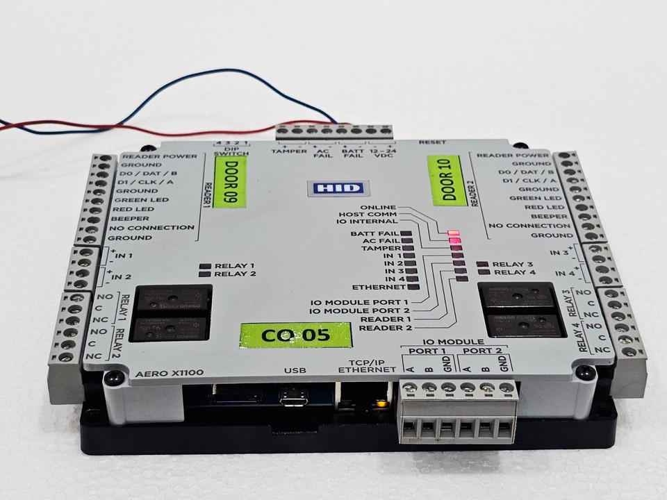 HID AERO X1100 INTELLIGENT CONTROLLER ACCESS CONTROL UNIT P/N: X1100A ...