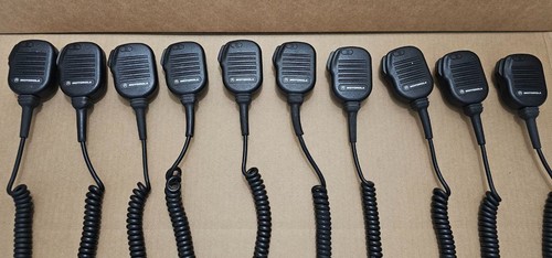 Qty 10 - MOTOROLA XTS2500 XTS5000 RADIO SPEAKER MIC MICROPHONE NMN6193C ...