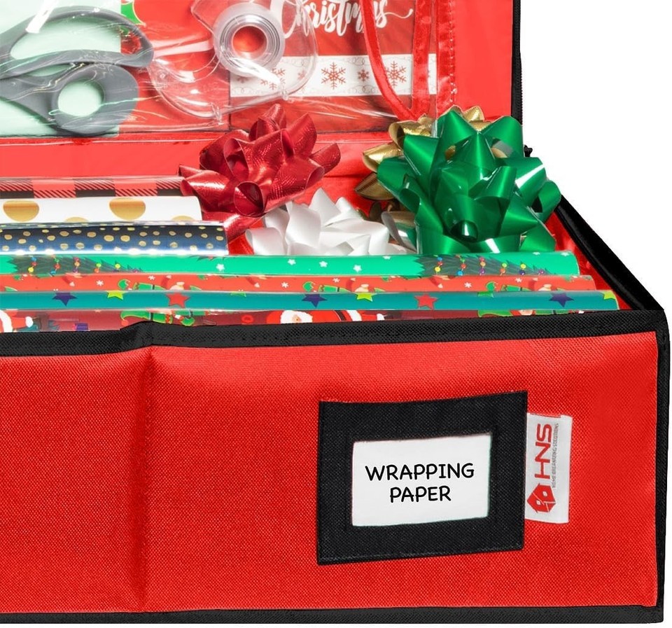 Wrapping Paper Storage organizer Container – Fits up to 40 " Rolls ...