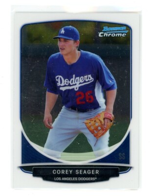 Corey Seager 2013 Bowman Chrome #290 1st Yr Rookie Card RC Dodgers ...