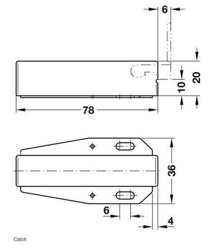 Loft Touch Catch Latch GENUINE PARTS Cupboard Door Hatch Push to Open ...