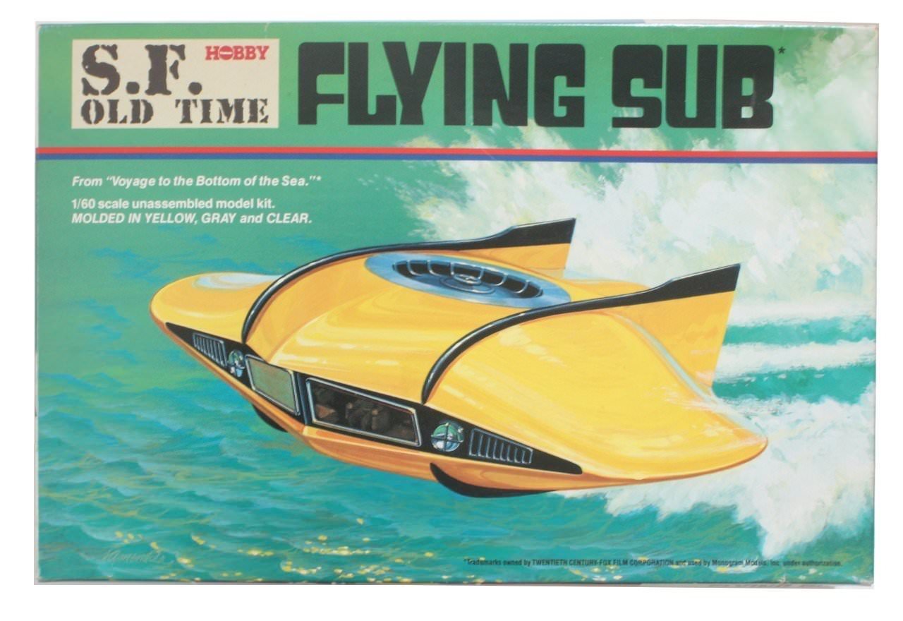 Tsukuda Hobby 1/60 Voyage to the Bottom of the Sea Flying Sub Model Kit ...