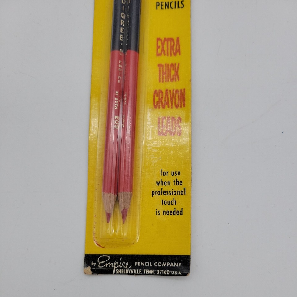 Vintage Empire Pedigree 600 Series Colored Pencils Extra Thick Crayon ...