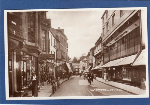 The Brittox Shops Devizes RP pc used 1941 Valentines X378 | eBay UK