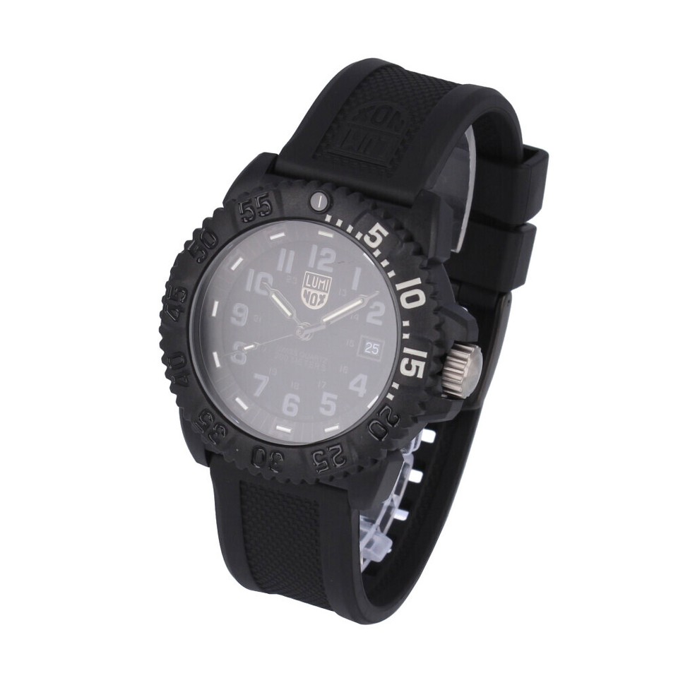 LUMINOX T25 XS.3051.GO.NSF NAVY SEAL 3050 SERIES Quartz Analog Black | eBay