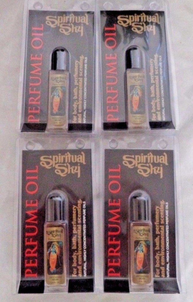 4 Pack: Spiritual Sky Oil: PATCHOULI MUSK Scented Oil (Hippy Perfume ...