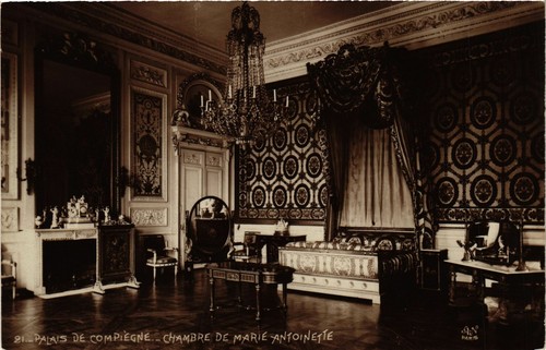 CPA Compiegne Palais, Chambre de Marie-Antoinette FRANCE (1013869) | eBay